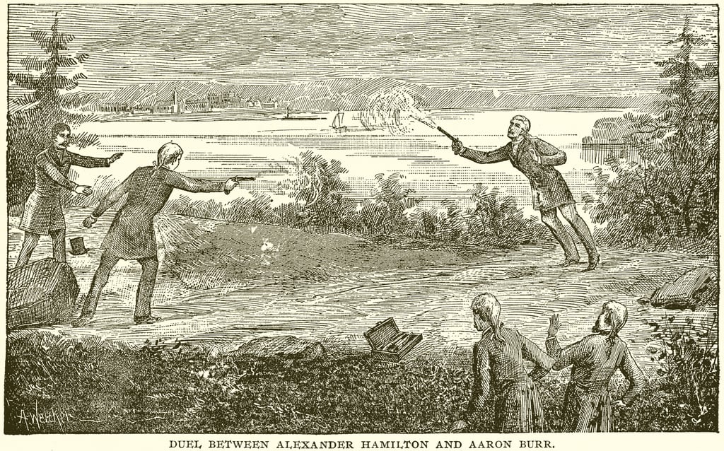 Duell zwischen Alexander Hamilton und Aaron Burr