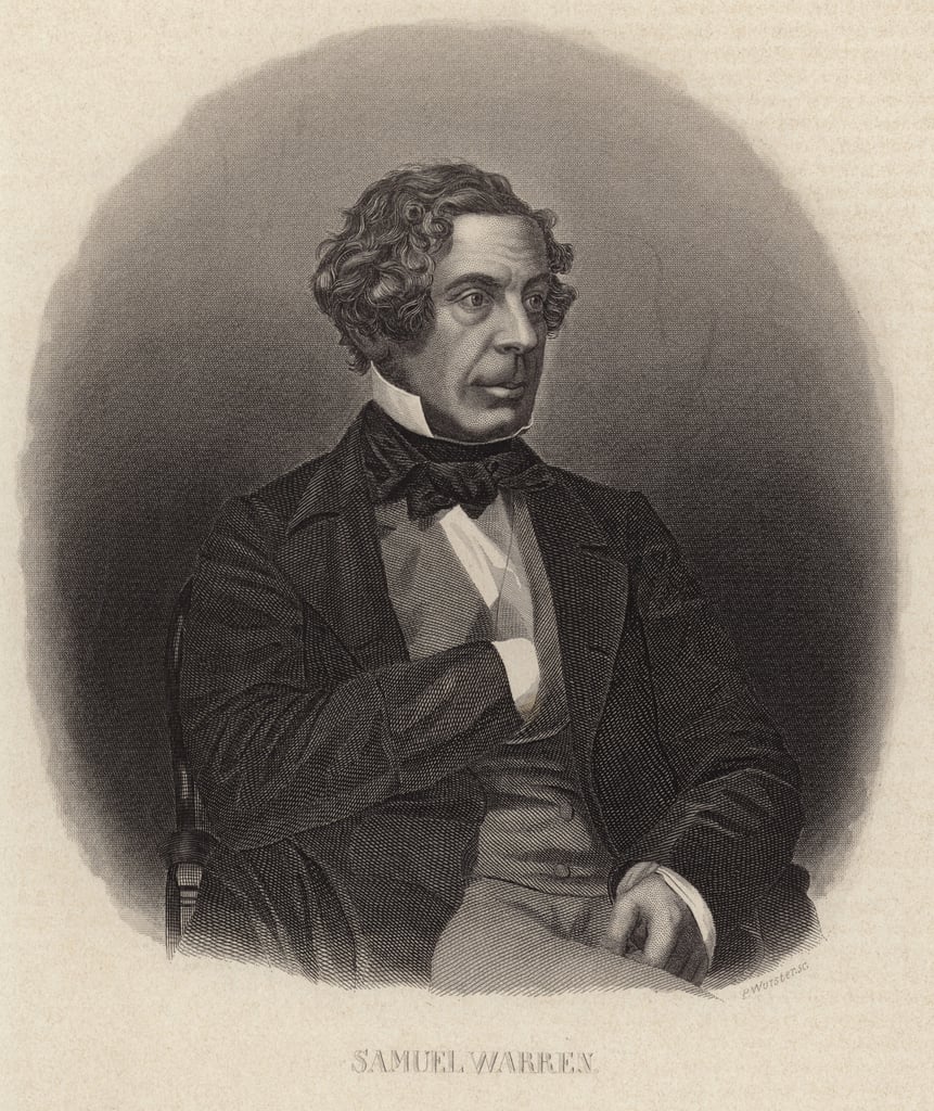 Porträt von Samuel Warren von English School: Kunstdruck