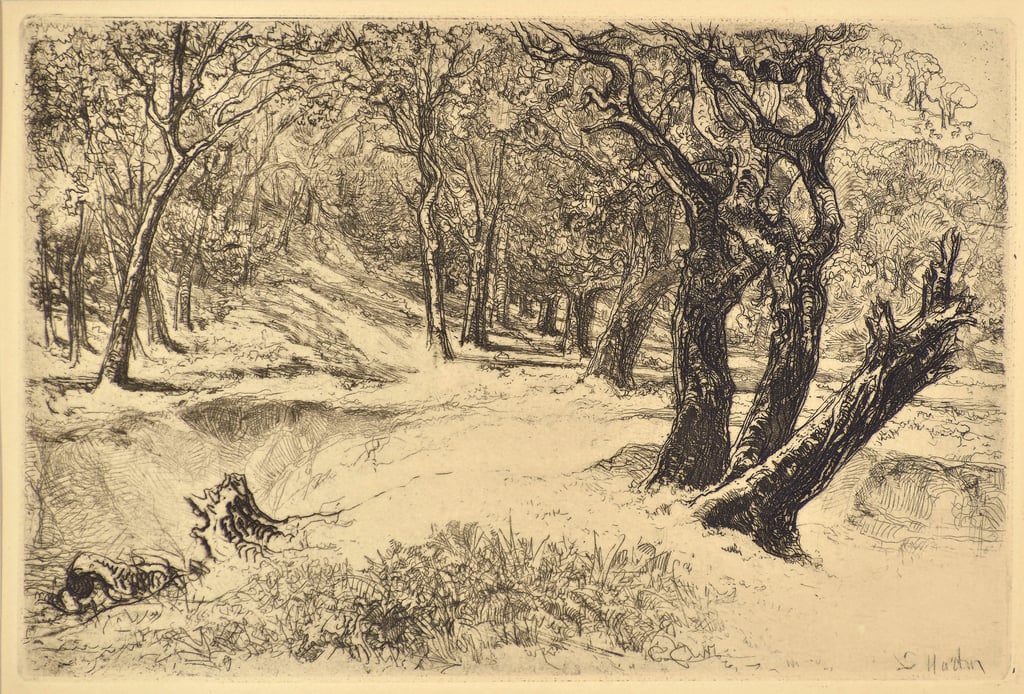 Die drei Schwestern von Francis Seymour Haden: Kunstdruck