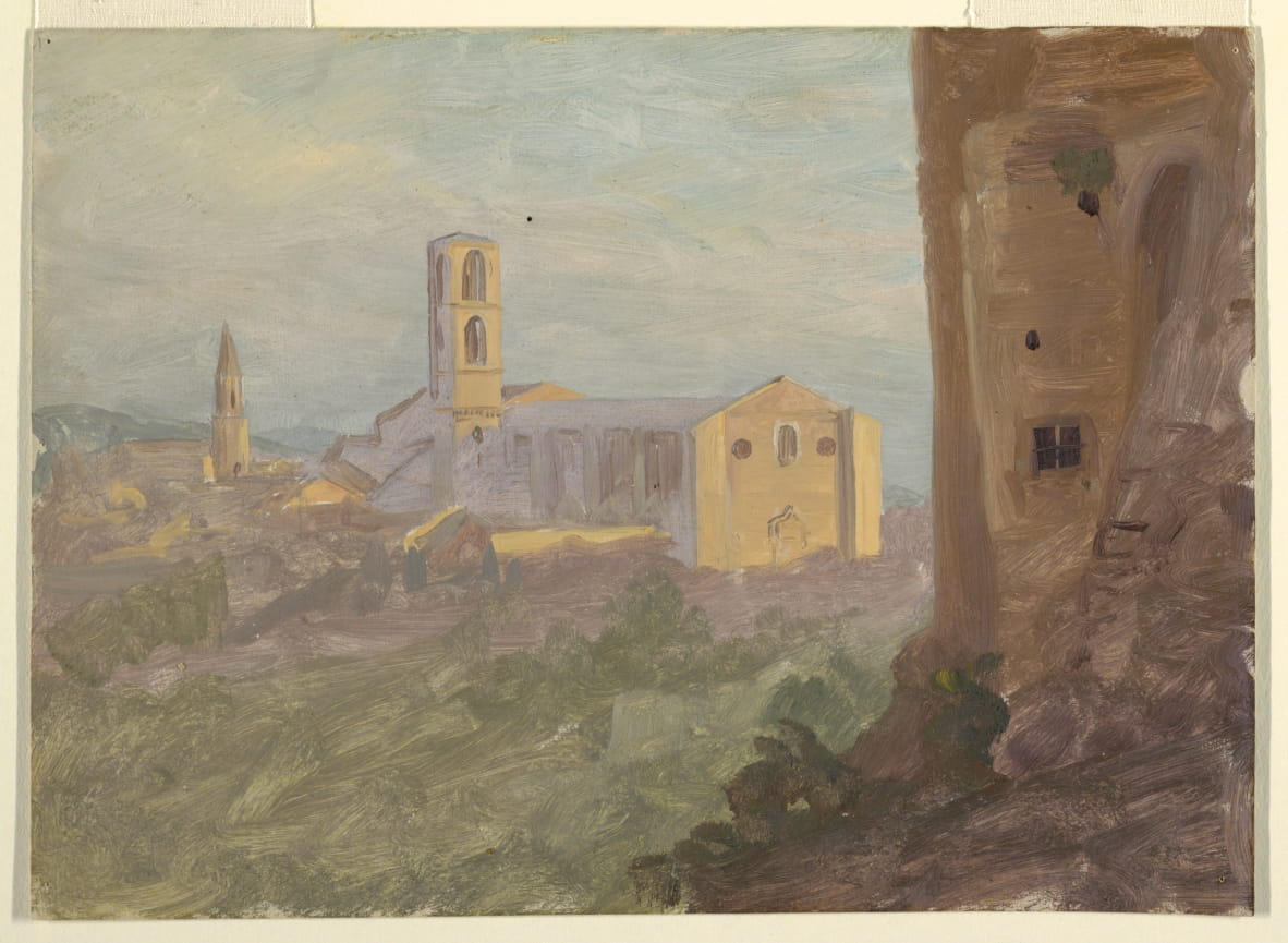 Italienische oder Schweizer Stadt von Frederic Edwin Church