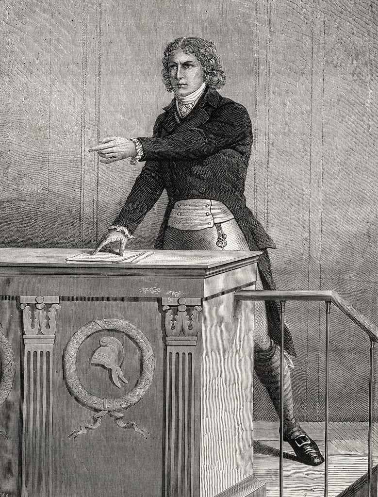 Louis Antoine Saint Just (1767-1794) von French School