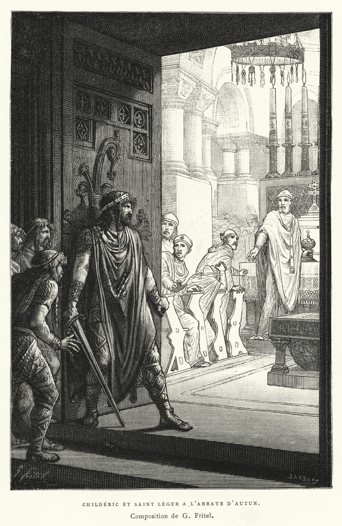 Childeric und Saint Leger AL "Abbey D" Autun
