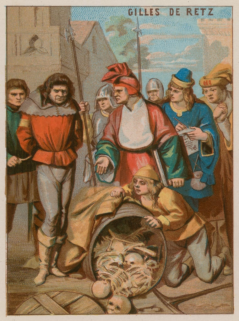 Gilles de Rais von French School: hochwertiger Kunstdruck