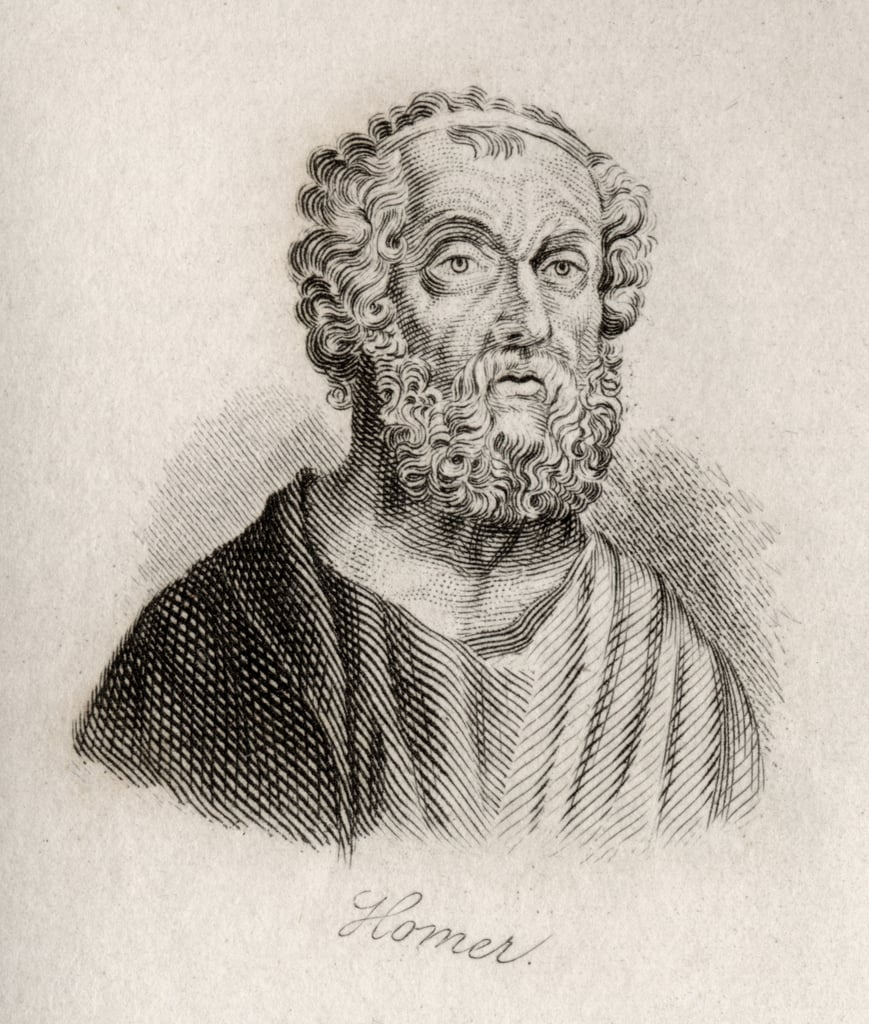 Homer von J.W. Cook: Hochwertigste Kunstreproduktion