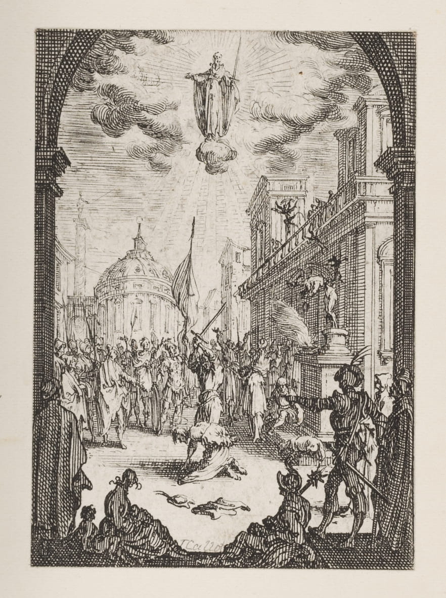 Martyrium des heiligen Jacques, Nr. 3 aus Das Martyrium der Apostel