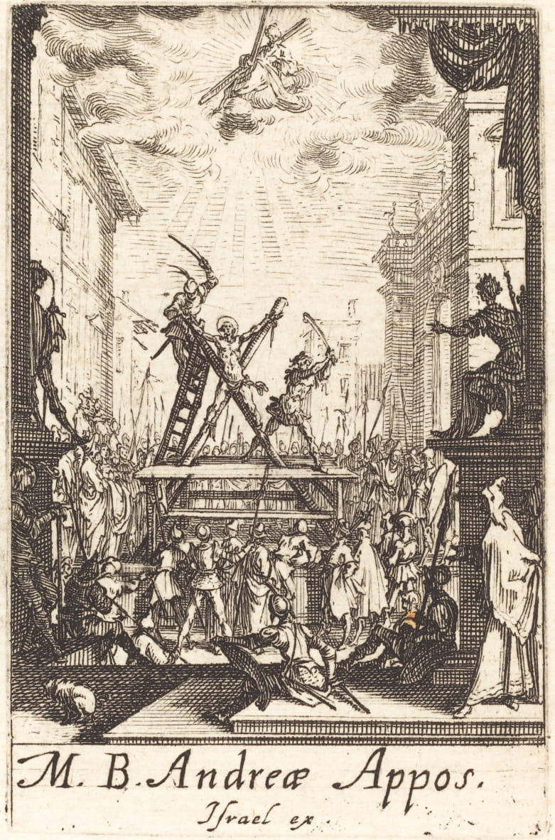 Das Martyrium des Heiligen Andreas von Jacques Callot
