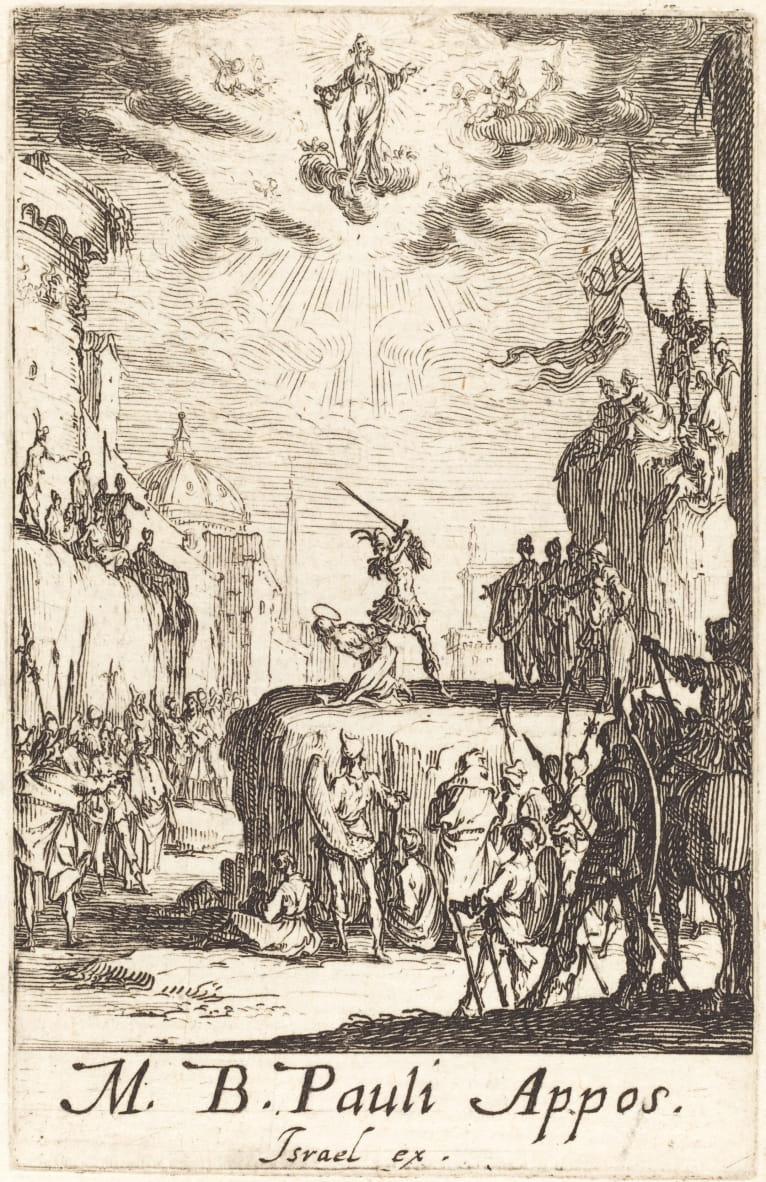 Das Martyrium des Heiligen Paulus von Jacques Callot