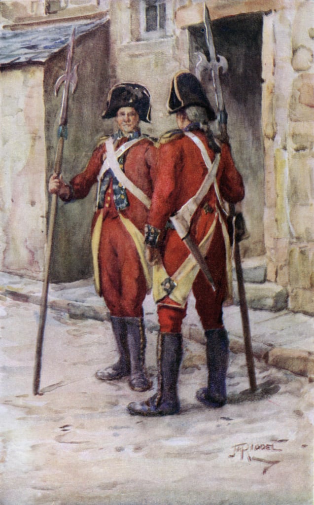 Die Stadtwache von James Riddel: hochwertiger Kunstdruck