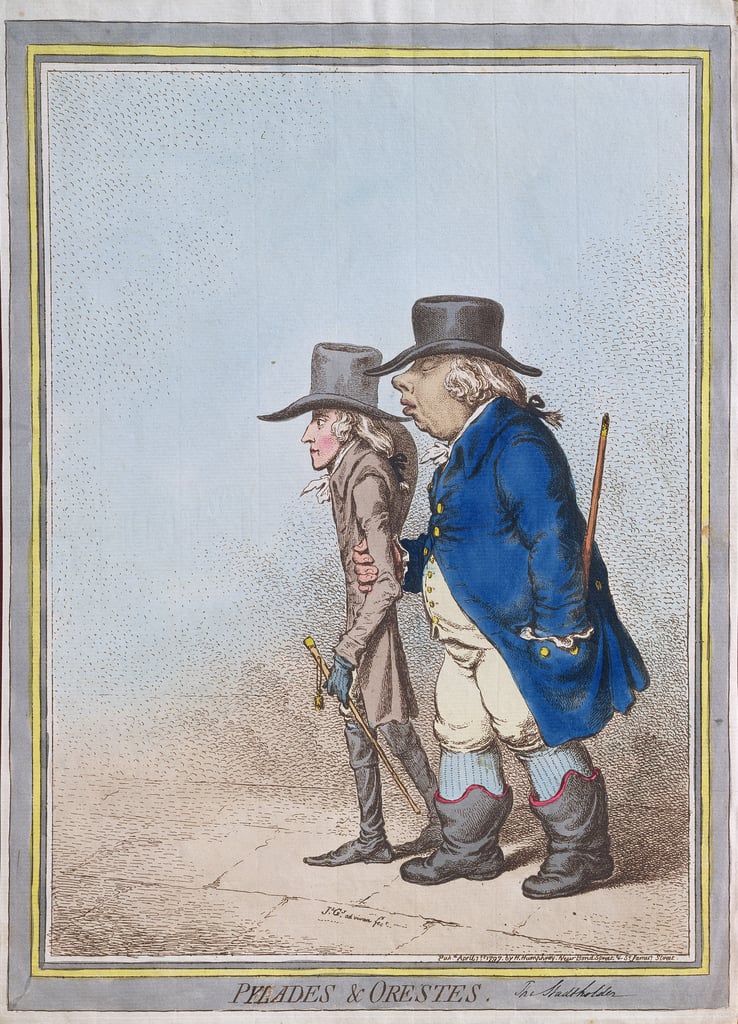 Pylades und Orestes, Pub. von Hannah Humphrey, 1797