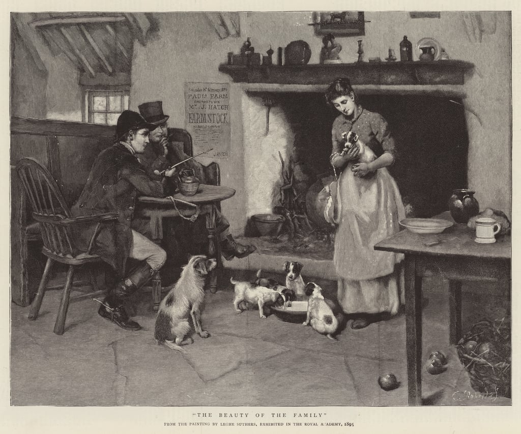 Die Schönheit der Familie von Leghe Suthers: Kunstdruck