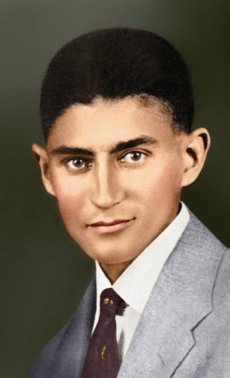 Portrait of Franz Kafka, (1883 – 1924) von Czech School