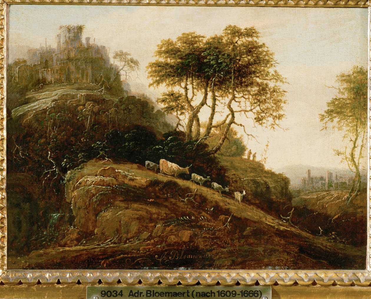 Berglandschaft von Adriaan Bloemaert: Kunstdruck kaufen