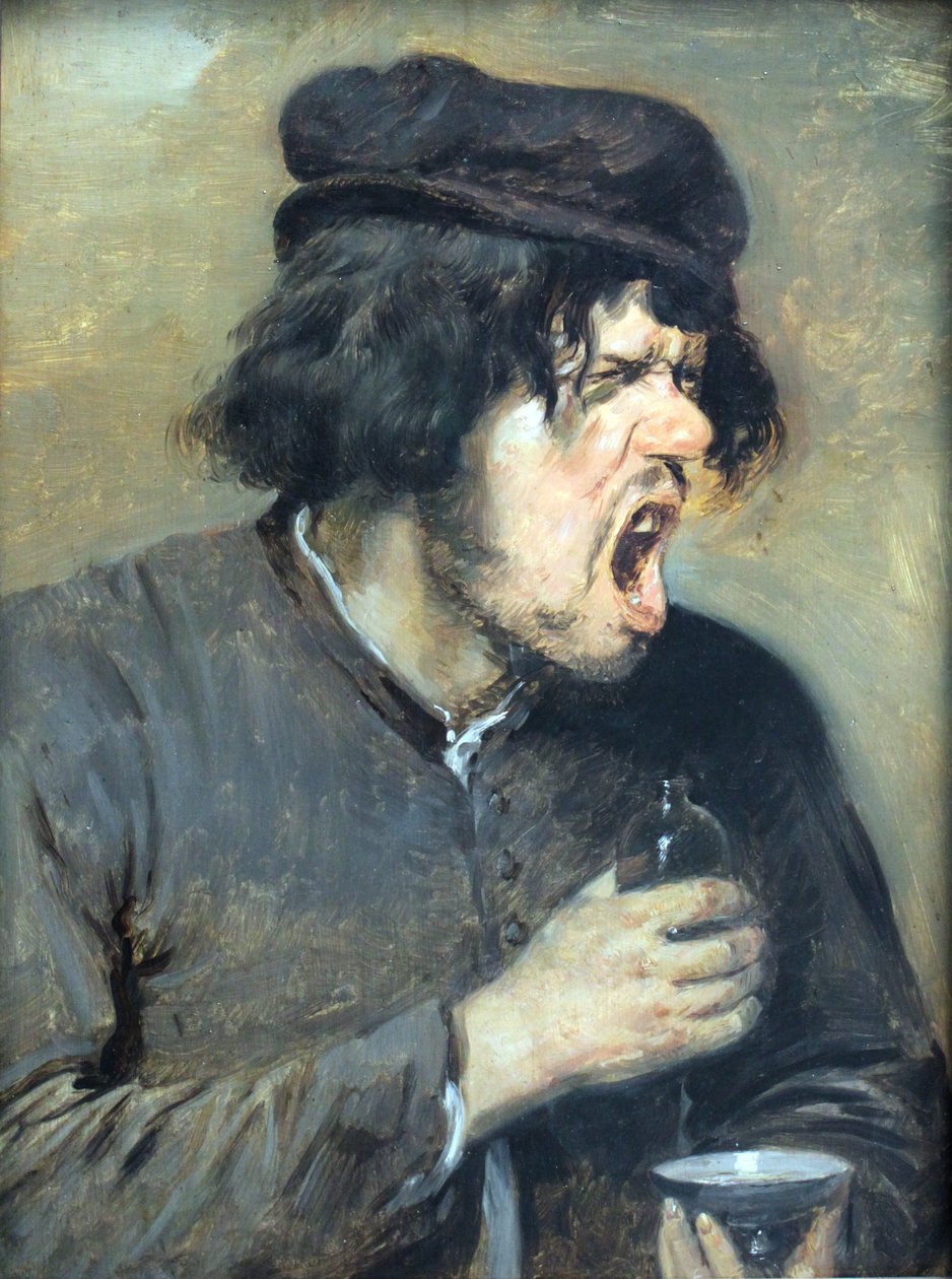 Der bittere Trank von Adriaen Brouwer: Kunstdruck kaufen