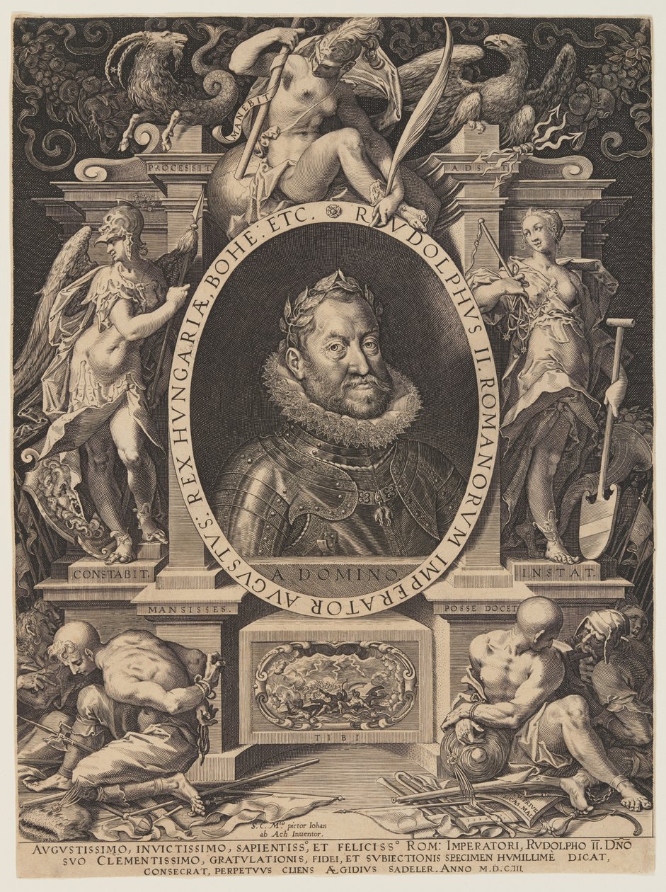 Der Kaiser Rudolf II von Aegidius Sadeler II: Kunstdruck