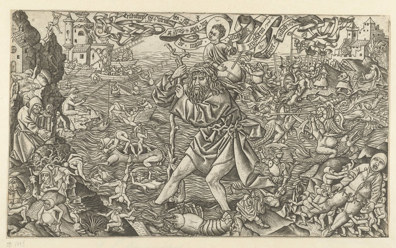 Heiliger Christophorus von Alart du Hameel: Kunstdruck