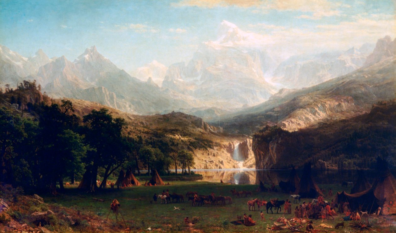 Die Rocky Mountains, Landers Peak, 1863 von Albert Bierstadt