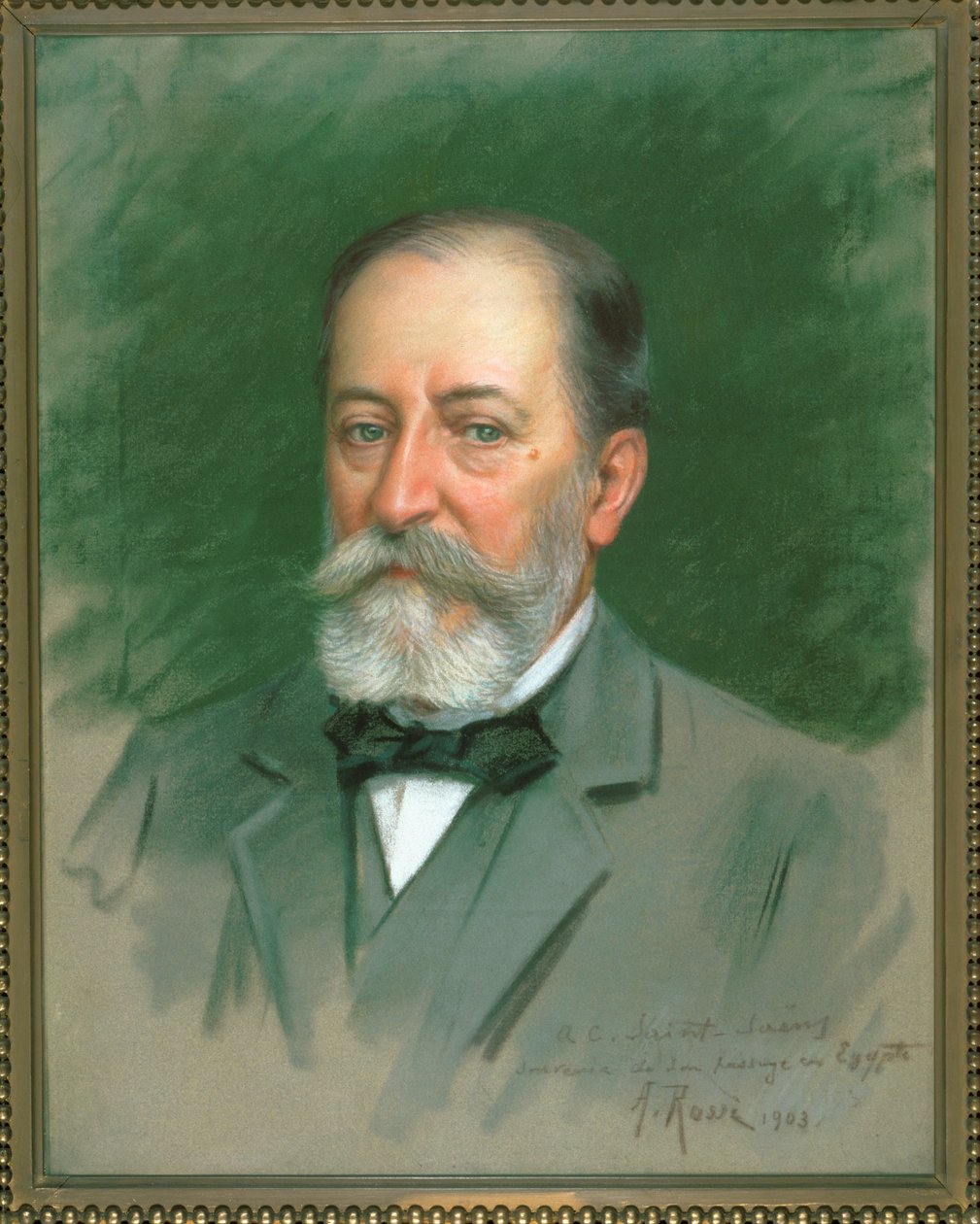 Komponist Camille Saint-Saens von Alberto Rossi: Kunstdruck