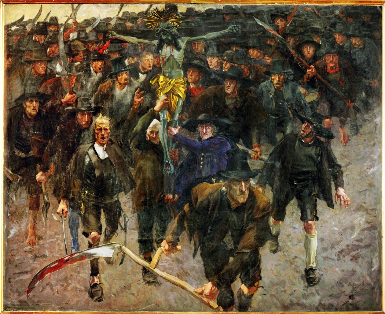 Das Kreuz von Albin Egger-Lienz: hochwertiger Kunstdruck