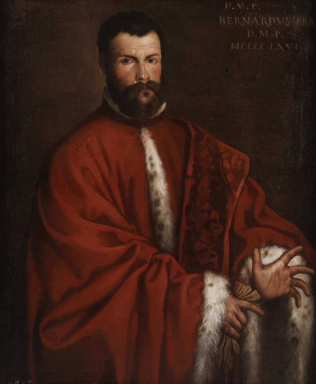 Postumes Porträt des venezianischen Magistraten Bernardo Bra (1466)