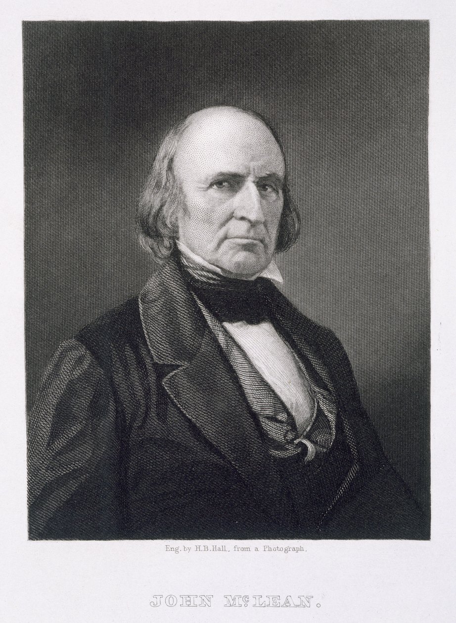 John McLean, graviert von Henry Bryan Hall nach einem Foto