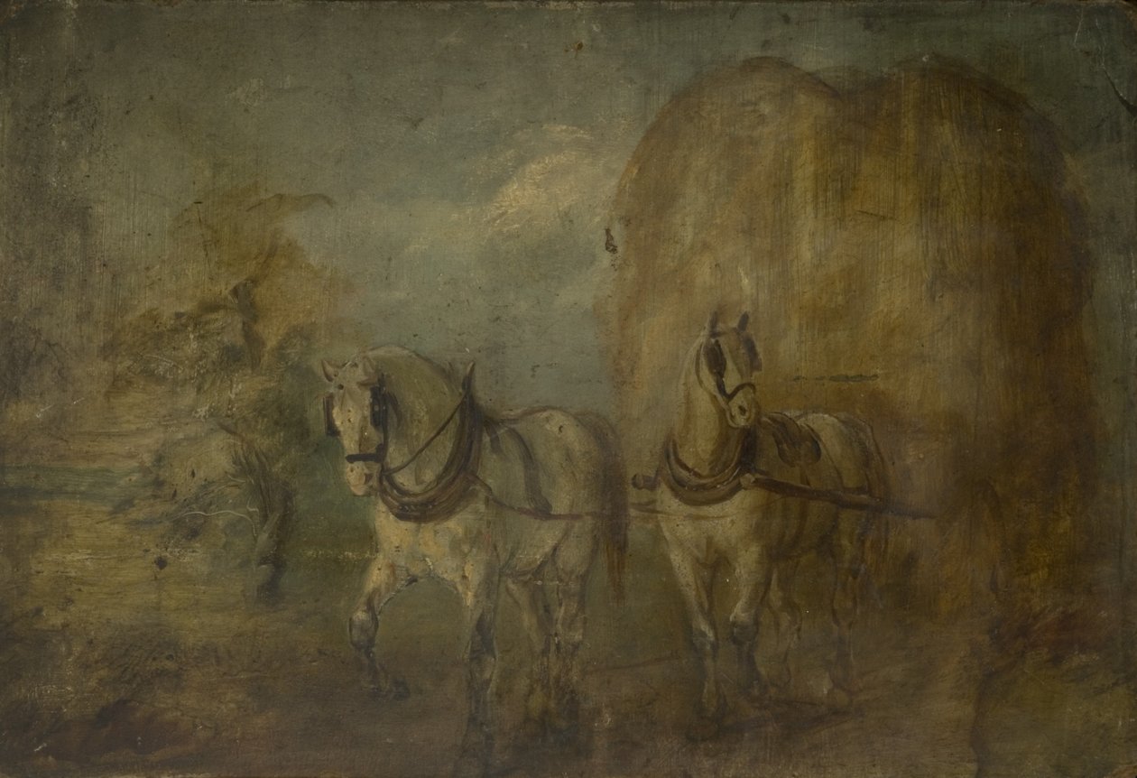 Der Heuwagen von Andrew Carrick Gow: Kunstdruck kaufen
