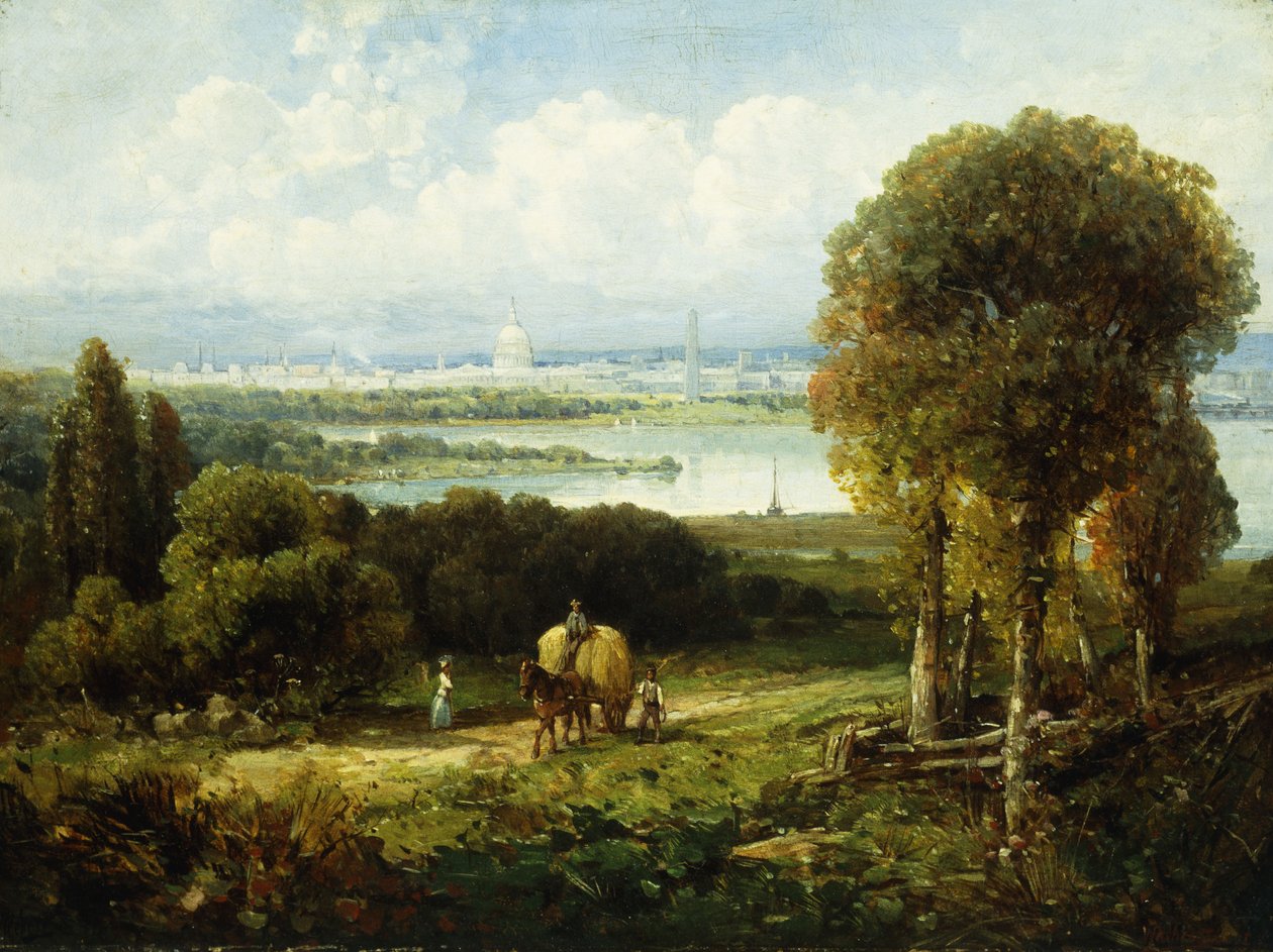 Ansicht von Washington von Andrew Melrose: Kunstdruck