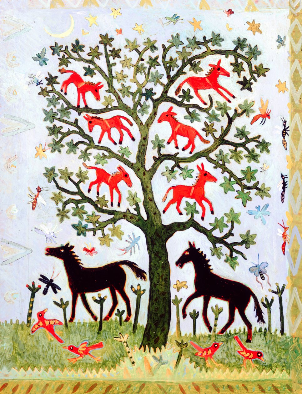 Gambia-Baum von Anna Pugh: Hochwertigste Kunstreproduktion
