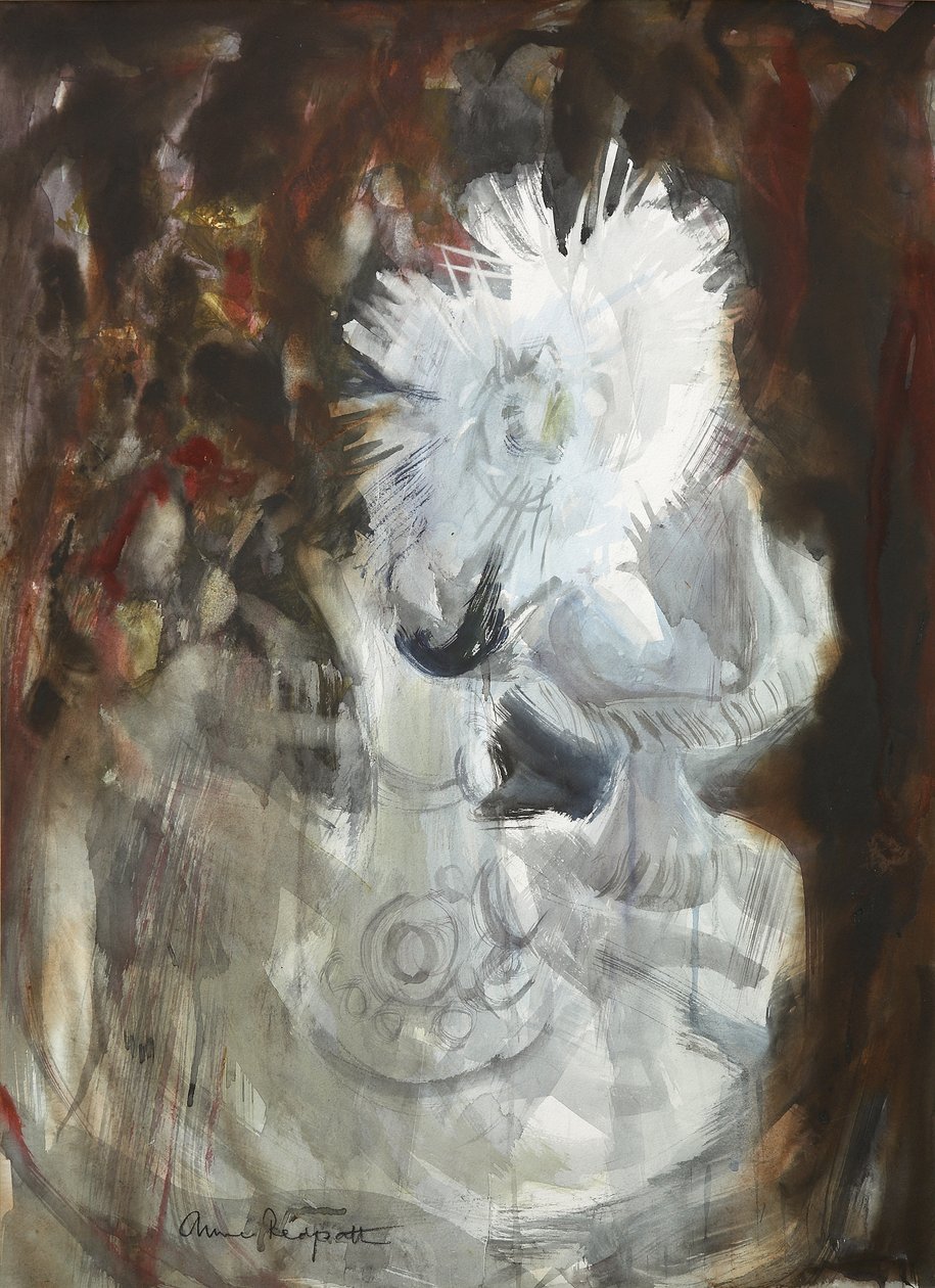 Die weiße Chrysantheme von Anne Redpath: Kunstdruck