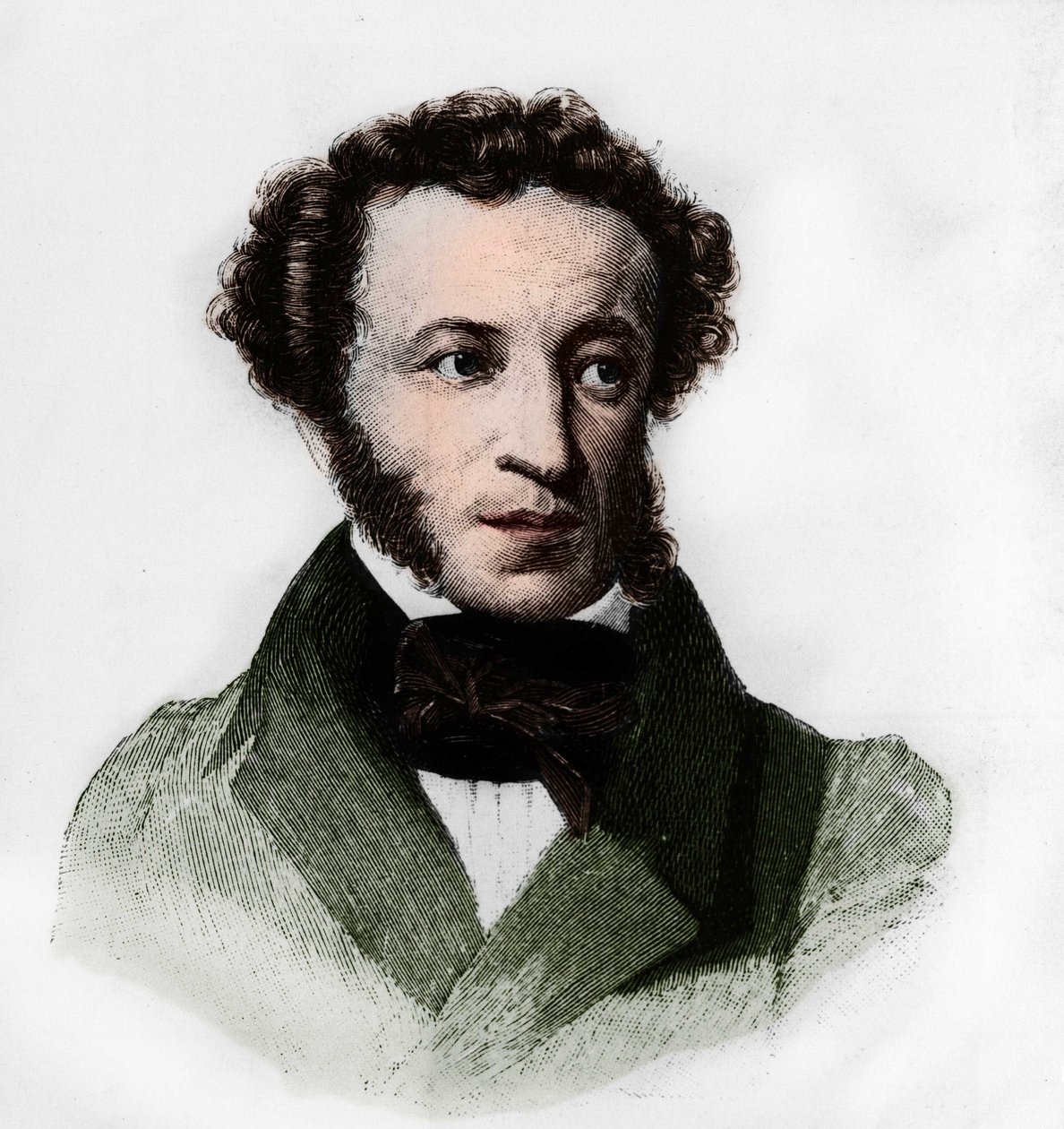 Alexander Sergejewitsch Puschkin (1799-1837), russischer Schriftsteller.