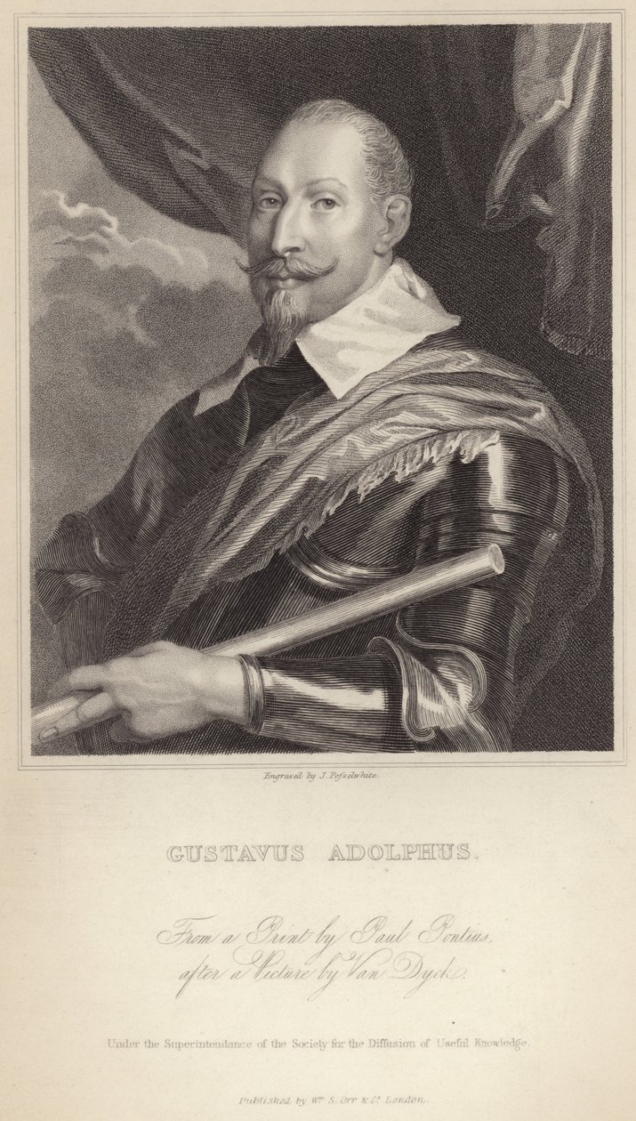 Gustav II. Adolf von Schweden von Anthony van Dyck