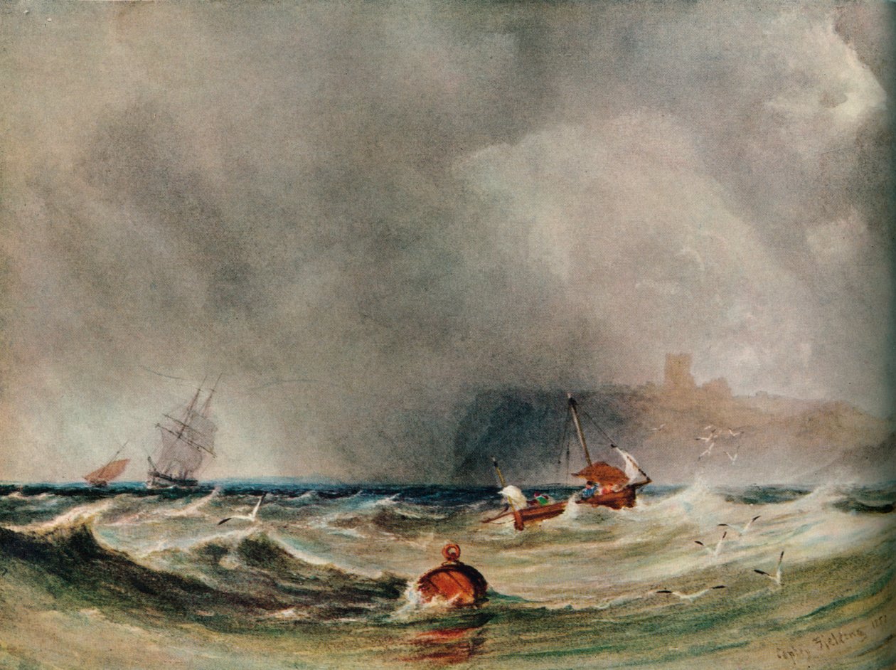 Sturm vor Whitby, 1851 von Anthony Vandyke Copley Fielding