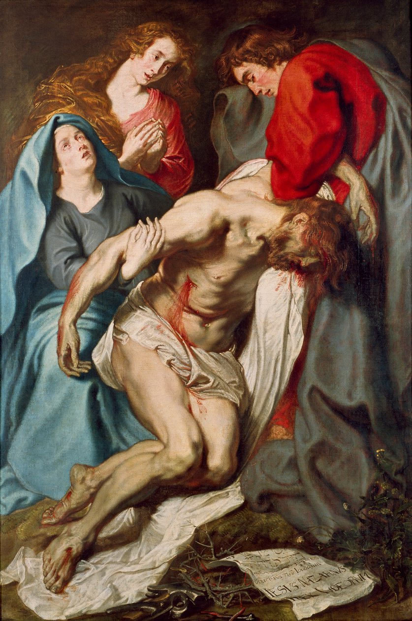 Die Kreuzabnahme, ca. 1619 von Anthony van Dyck: Kunstdruck