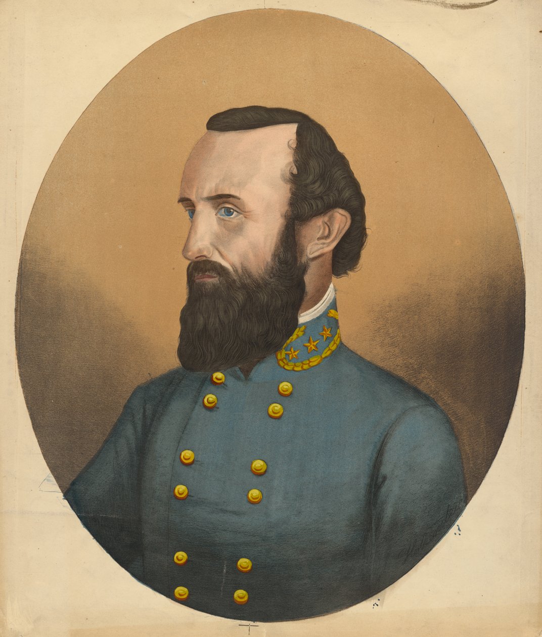 Thomas Jonathan Jackson von Anton Hohenstein: Kunstdruck