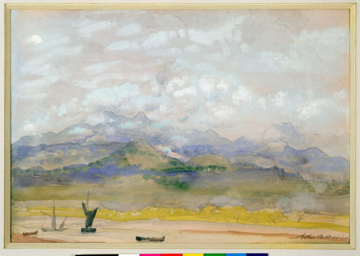 Eine romantische Landschaft von Arthur Bowen Davies