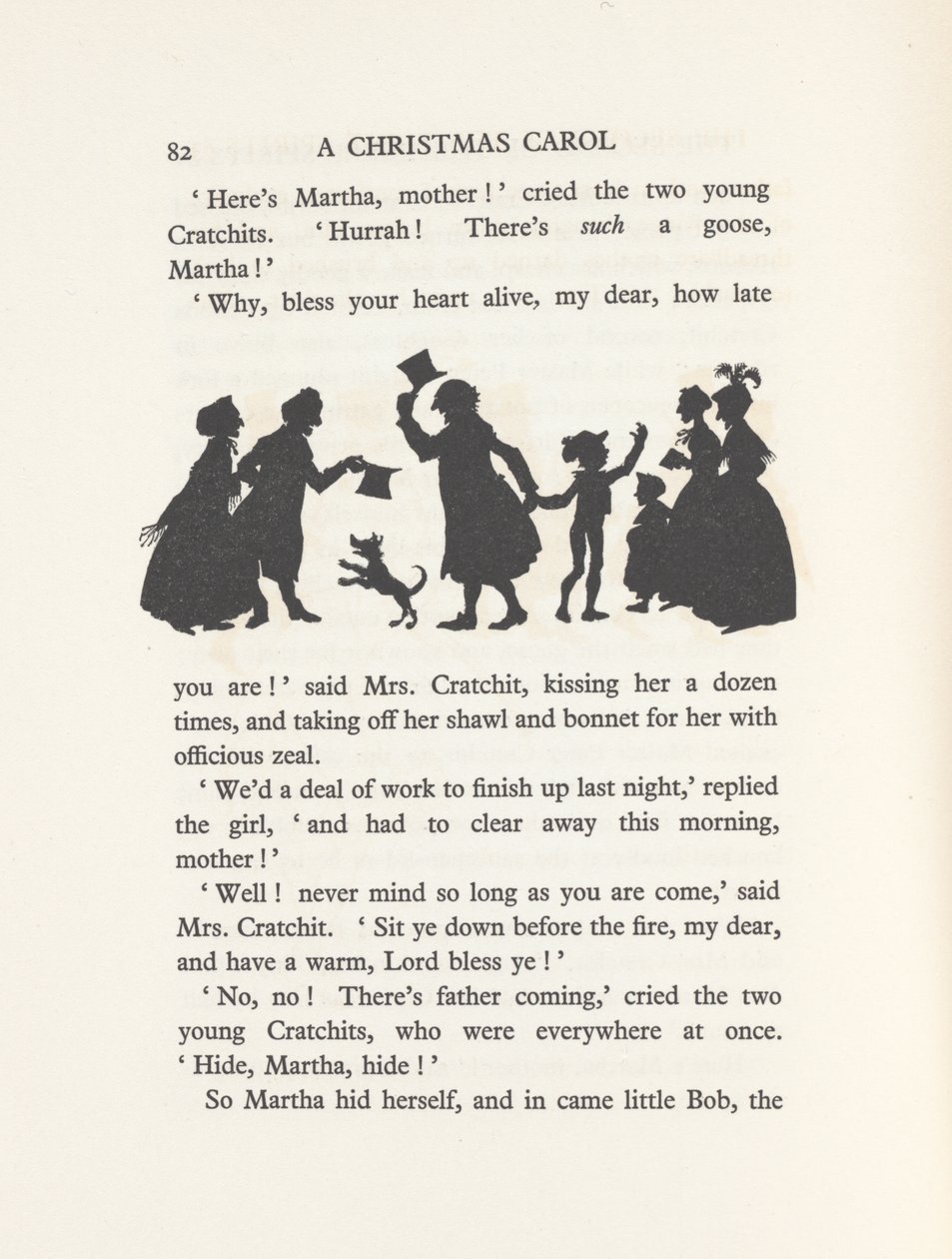 'Bob Cratchit und Tiny Tim', 1915 von Arthur Rackham