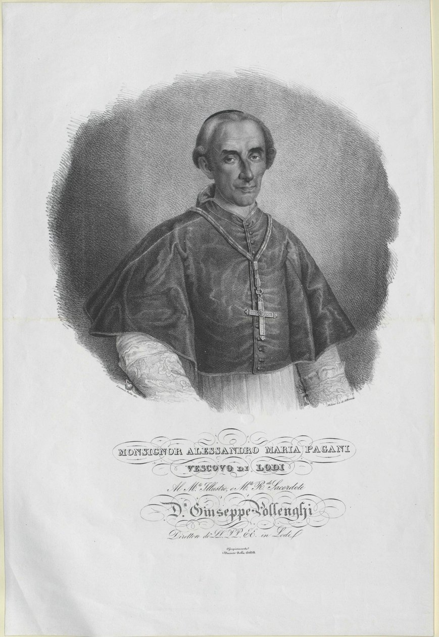 Alessandro Maria Pagani von Artist Unknown: Kunstdruck