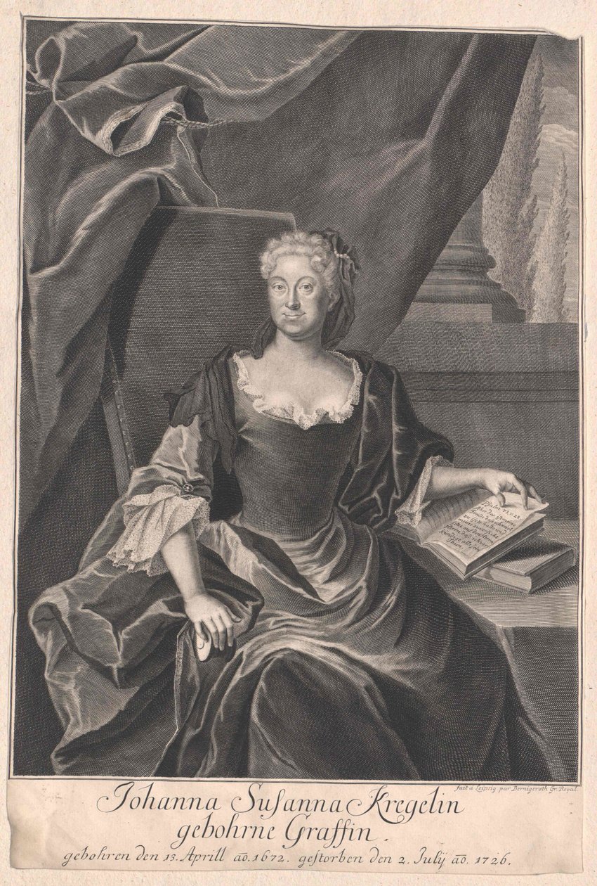 Johanna Susanna Graff von Artist Unknown: Kunstdruck kaufen