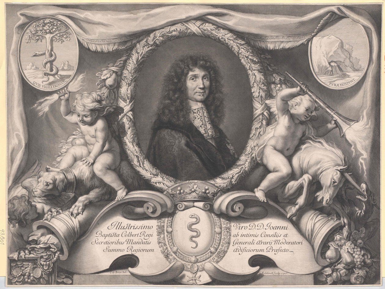 Markgraf de Seignelay Colbert von Artist Unknown: Kunstdruck