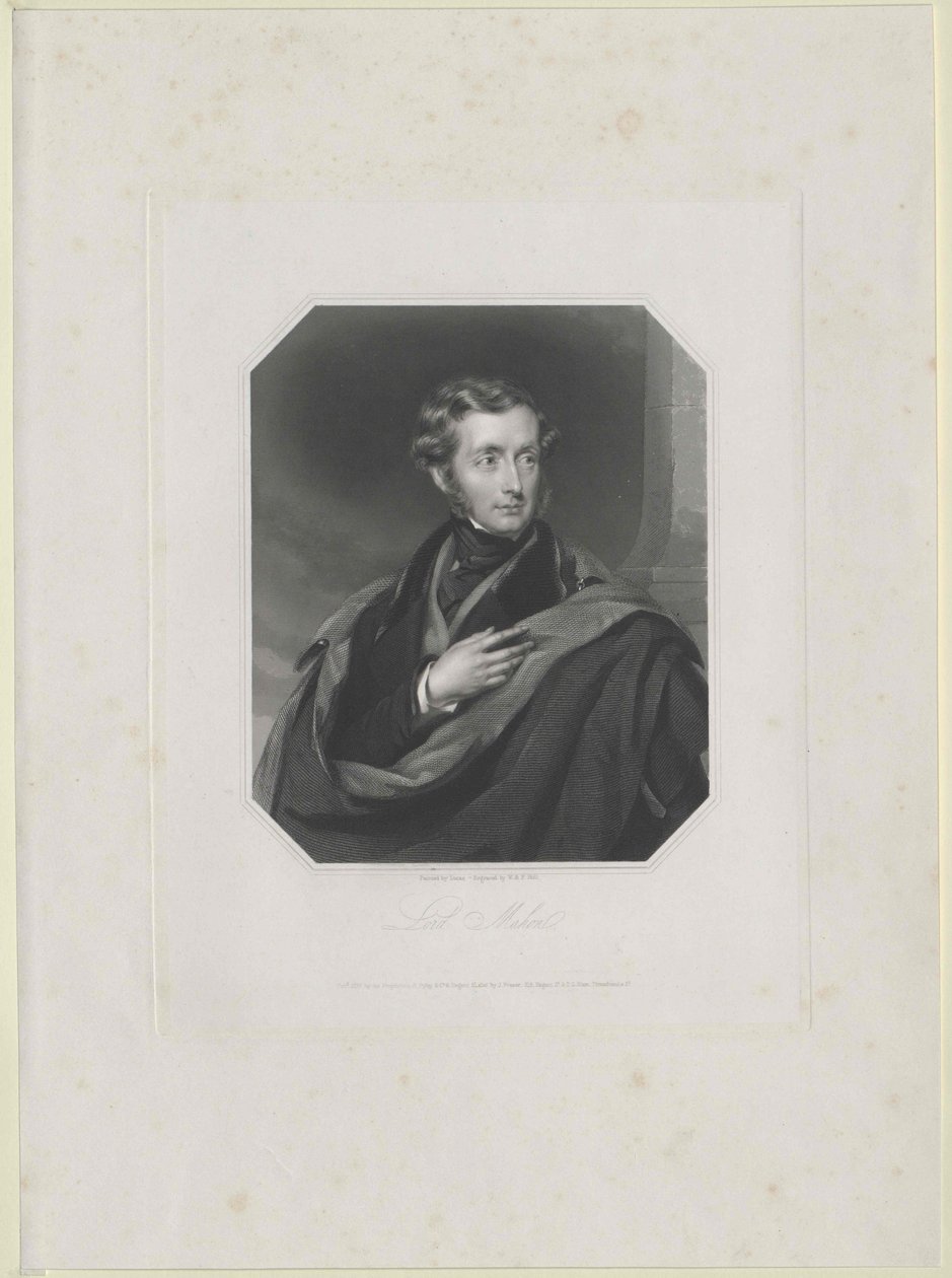 Philip Henry Graf Vicomte Mahon Stanhope von Artist Unknown