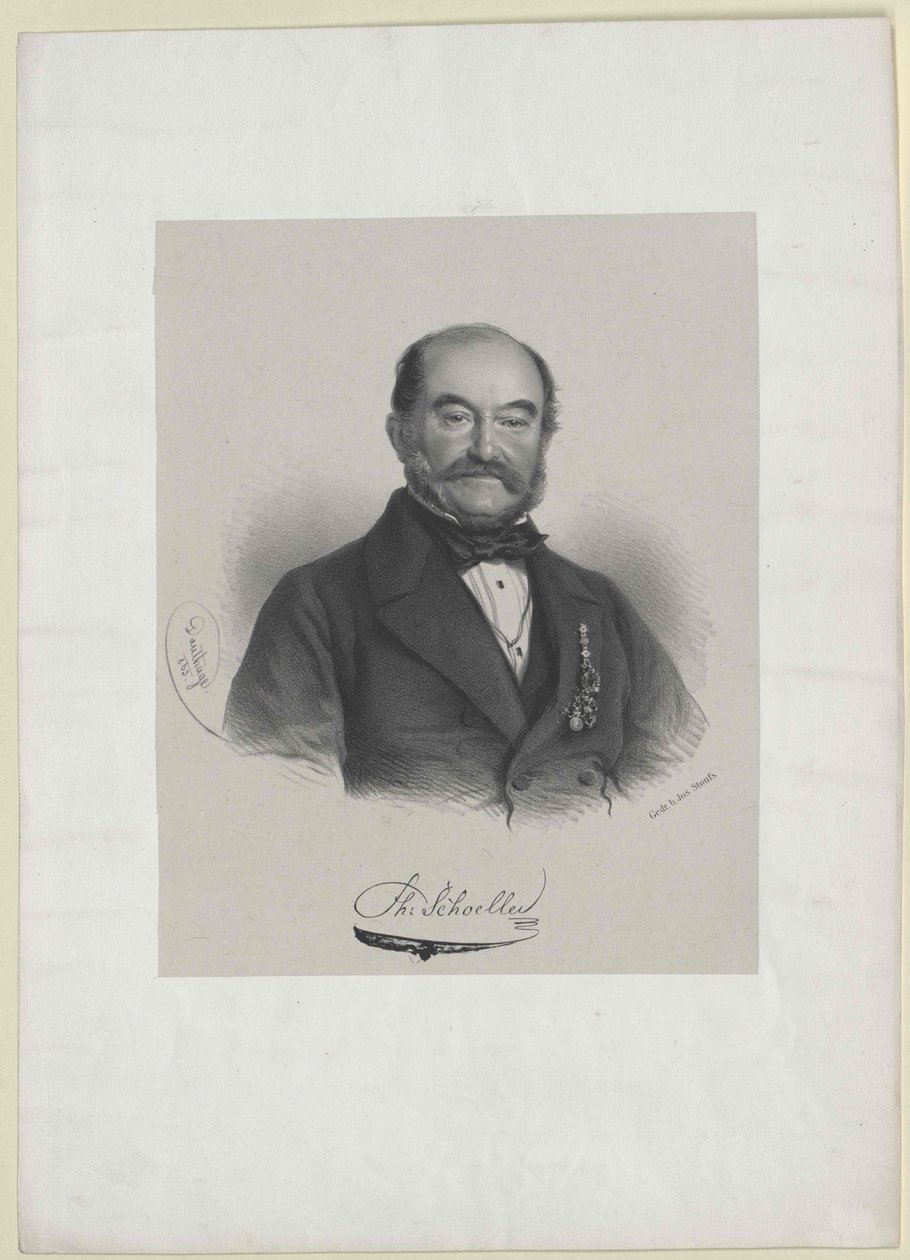 Philipp Ritter Schoeller von Artist Unknown: Kunstdruck