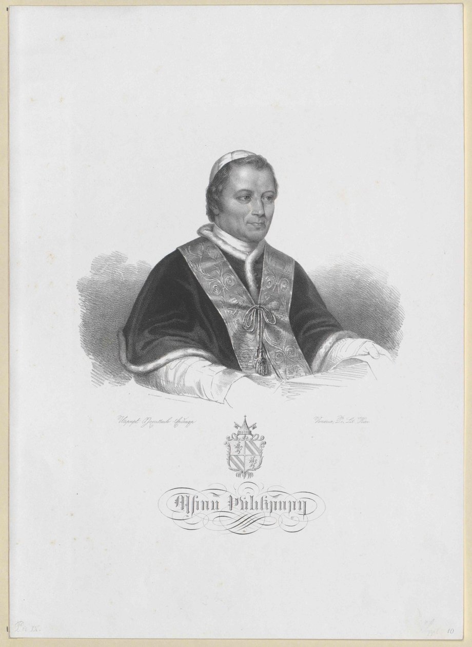 Papst Pius IX von Artist Unknown: hochwertiger Kunstdruck