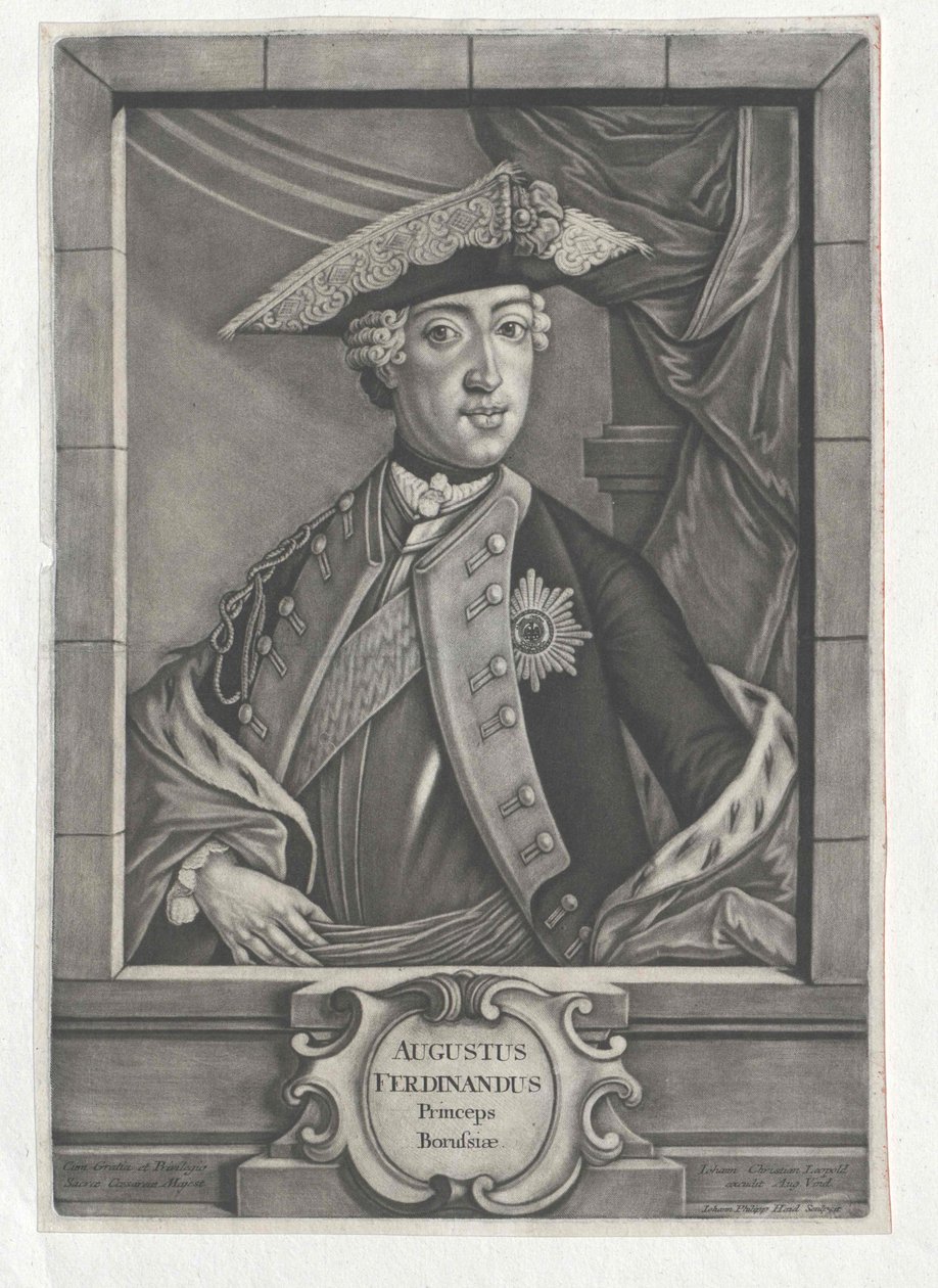 Prinz von Preußen Ferdinand von Artist Unknown: Kunstdruck