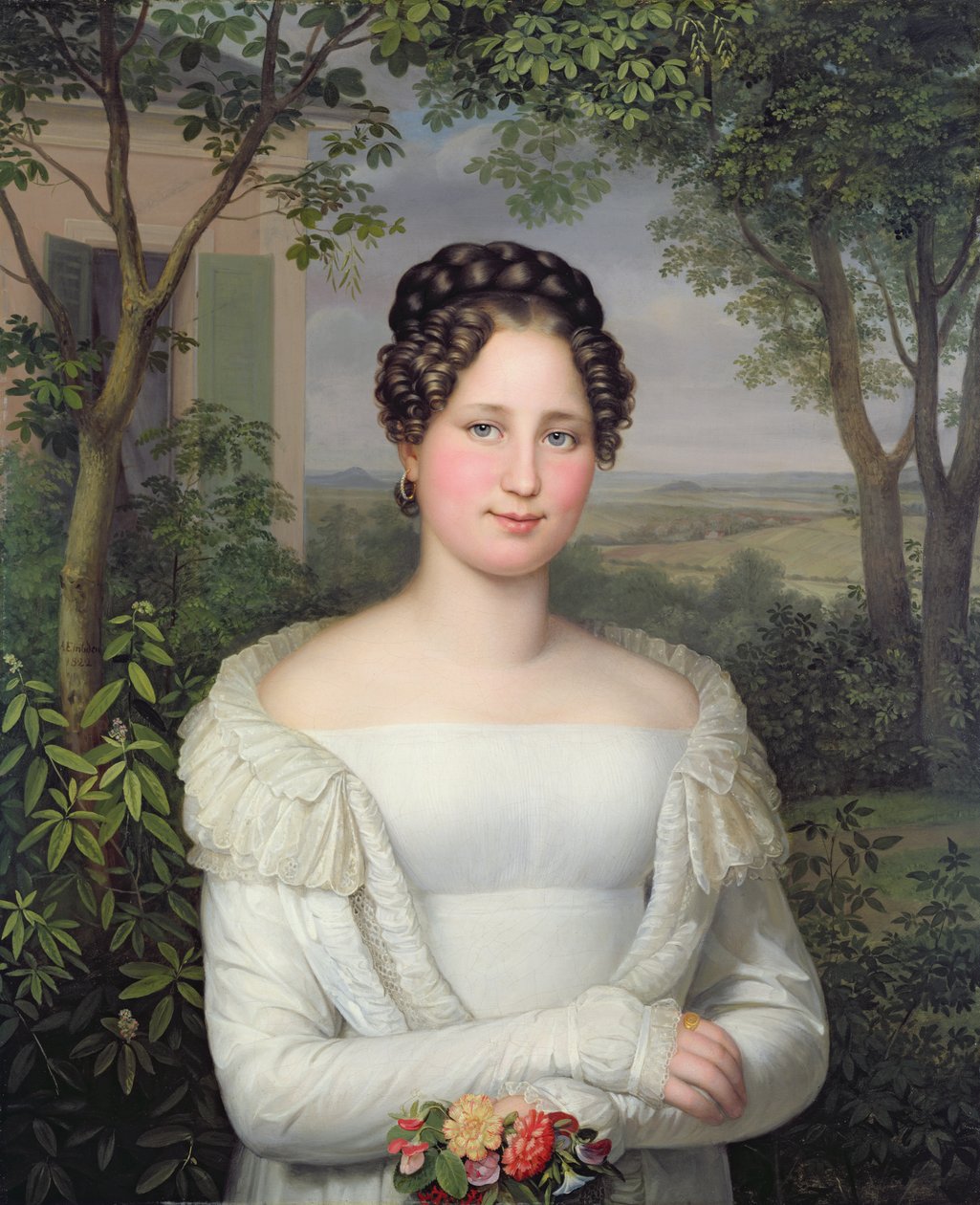 Porträt von Frau Horstmann, 1822 von August von der Embde