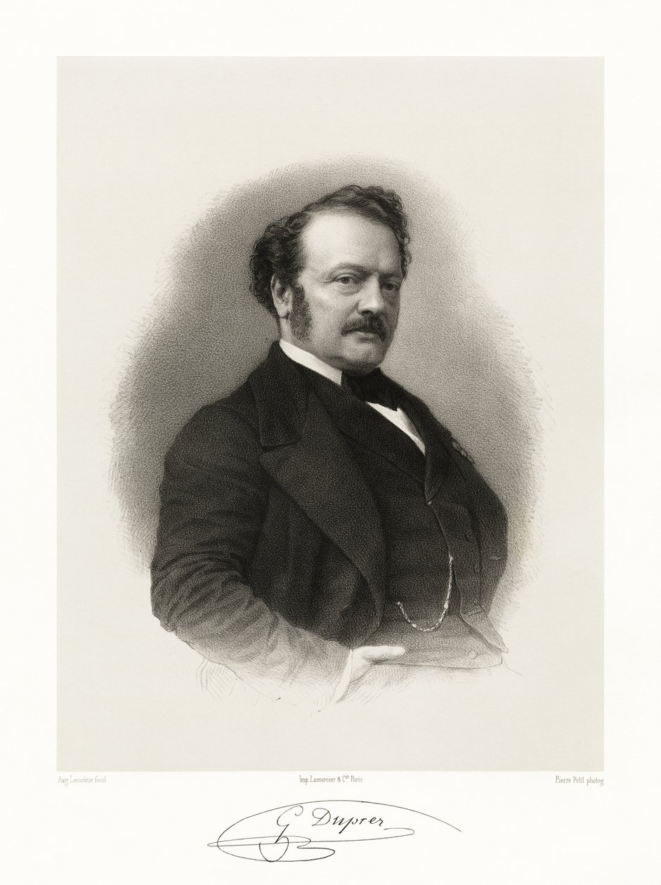 Gilbert Duprez von Auguste Charles Lemoine: Kunstdruck