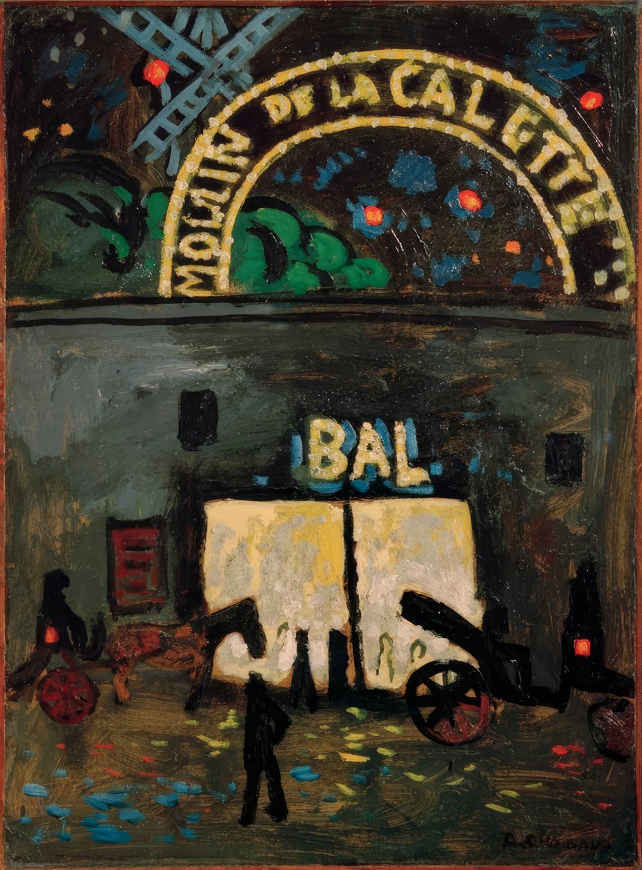 Le Moulin de la Galette von Auguste Chabaud: Kunstdruck