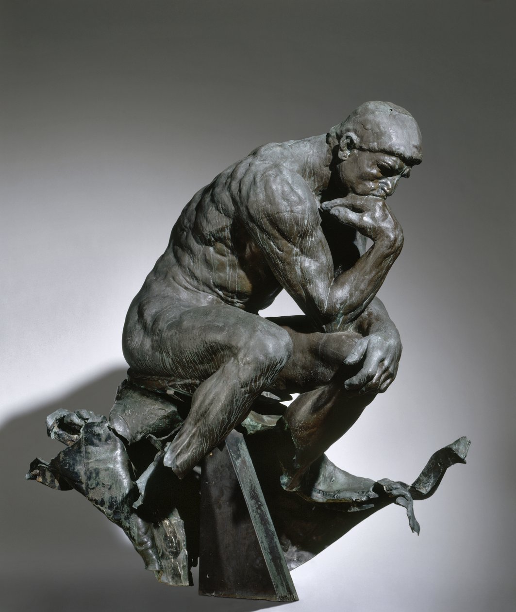 Der Denker von Auguste Rodin: hochwertiger Kunstdruck