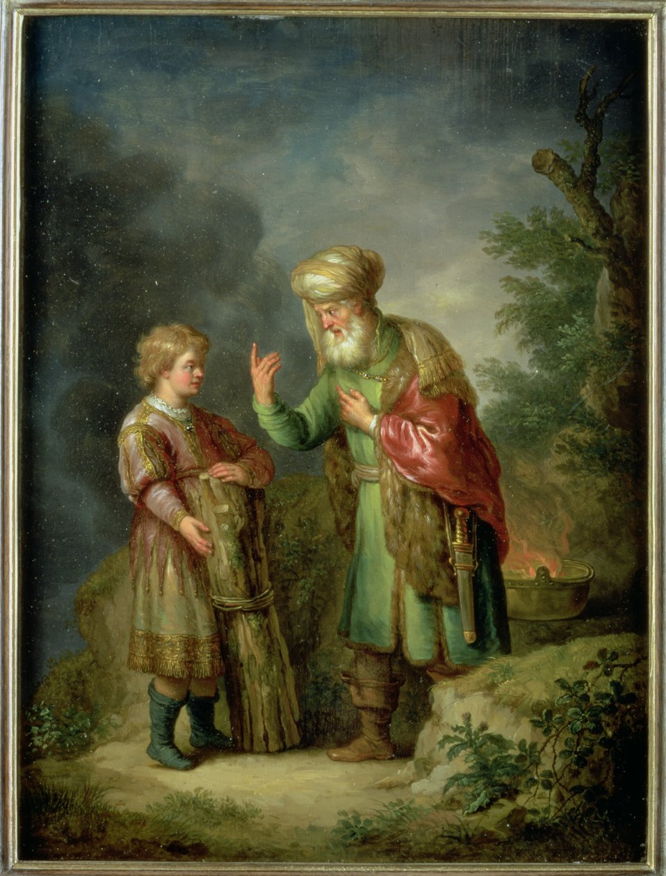Abraham und Isaak von Balthasar Beschey: Kunstdruck kaufen