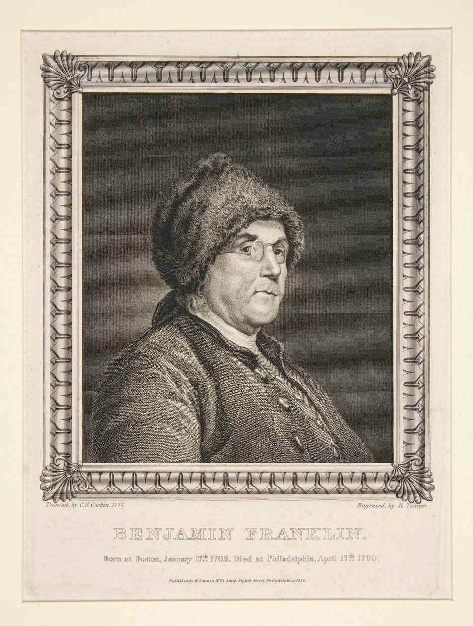 Benjamin Franklin von Benjamin Tanner: Kunstdruck kaufen