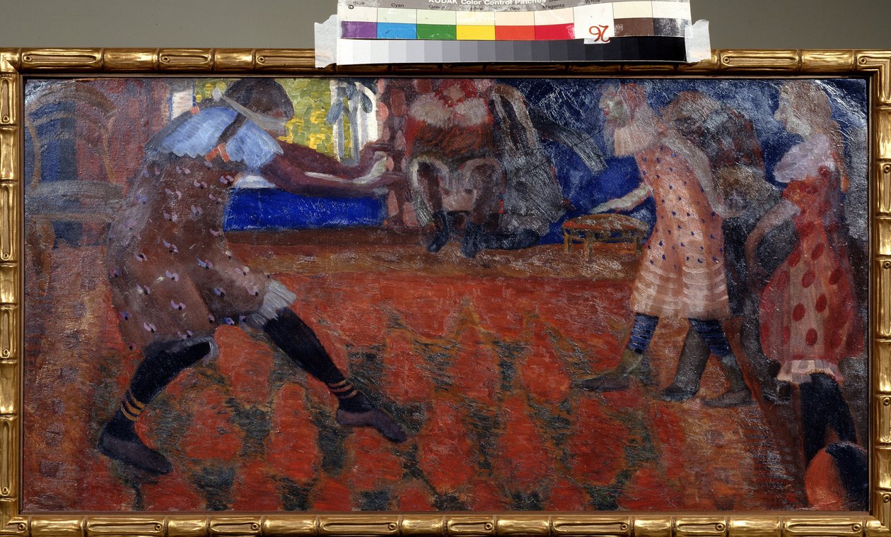 Blinde Kuh von Boris Dmitrievich Grigoriev: Kunstdruck