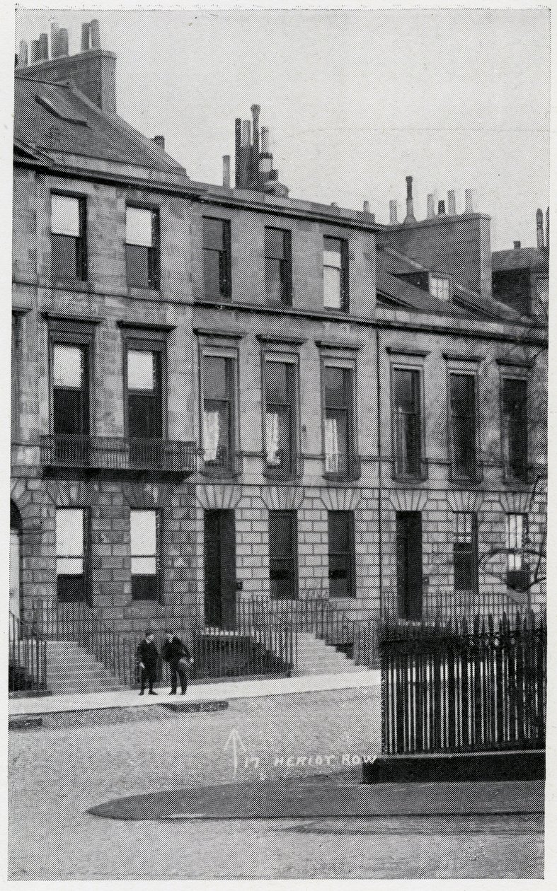 17, Heriot Row, Zuhause von Robert Louis Stevenson und seiner Familie ...
